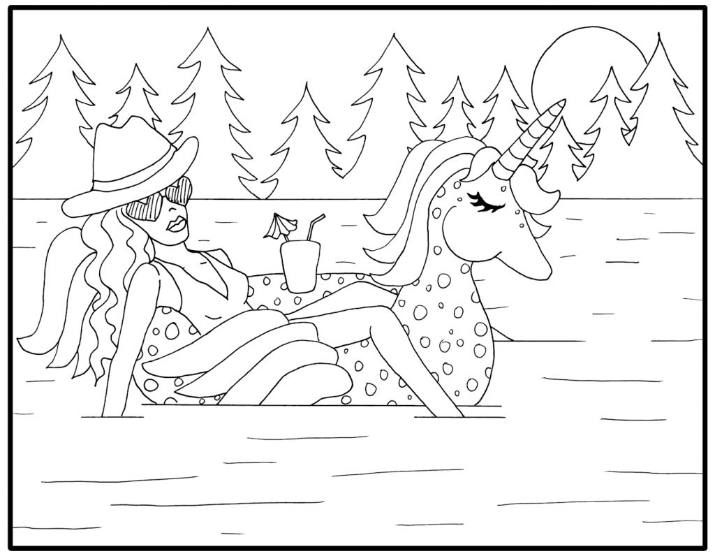 Girl You're A Hot Mess Coloring Book | Land of the Lost Girl