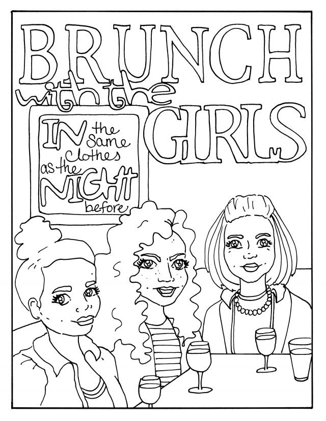 Girl You're A Hot Mess Coloring Book | Land of the Lost Girl