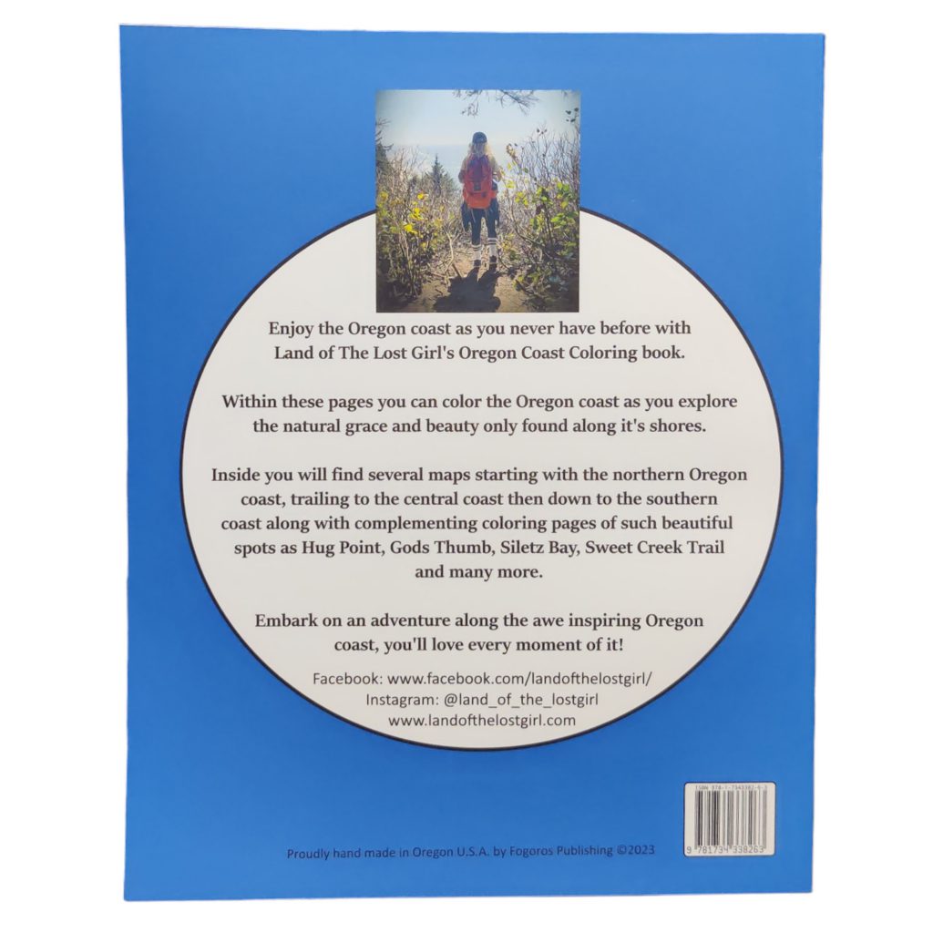 Oregon Coast Coloring Book | Land of the Lost Girl