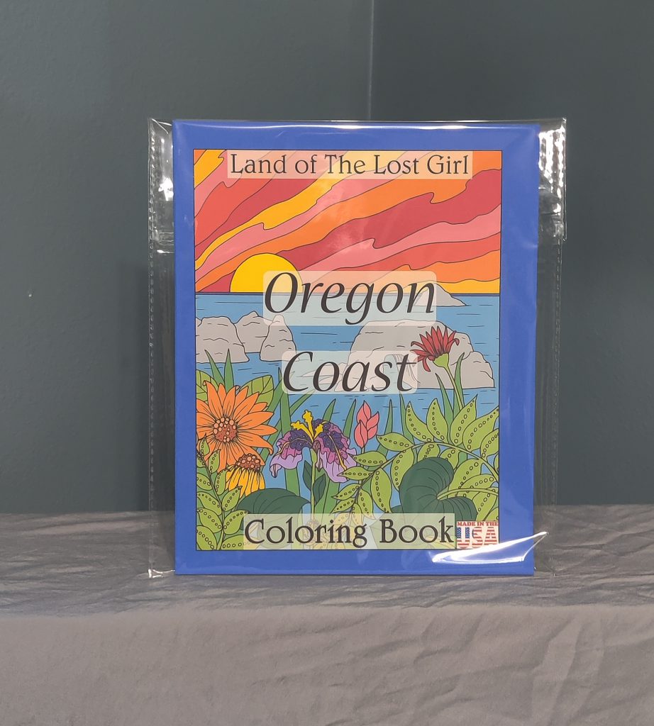 Oregon Coast Coloring Book | Land of the Lost Girl