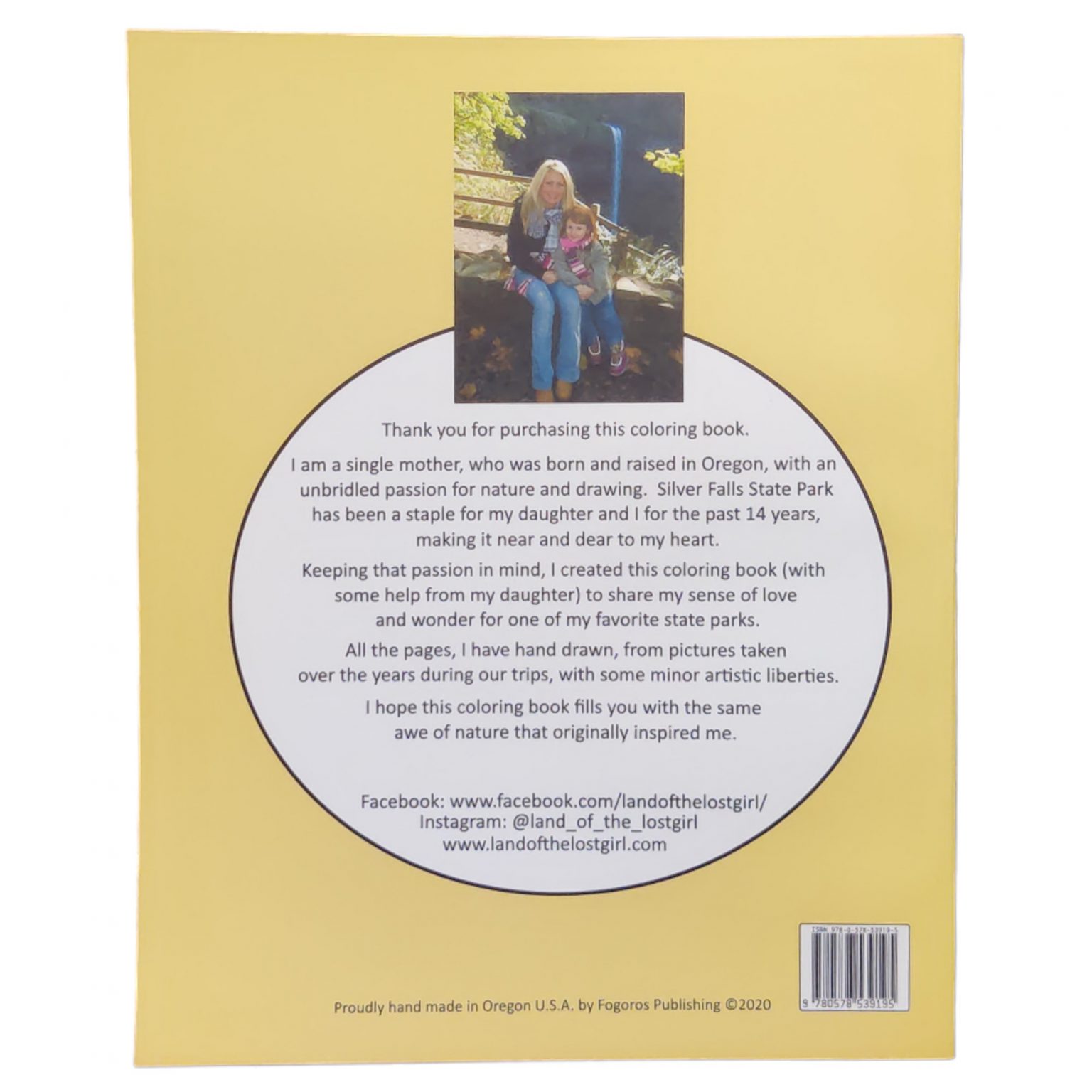 Silver Falls Coloring Book | Land of the Lost Girl
