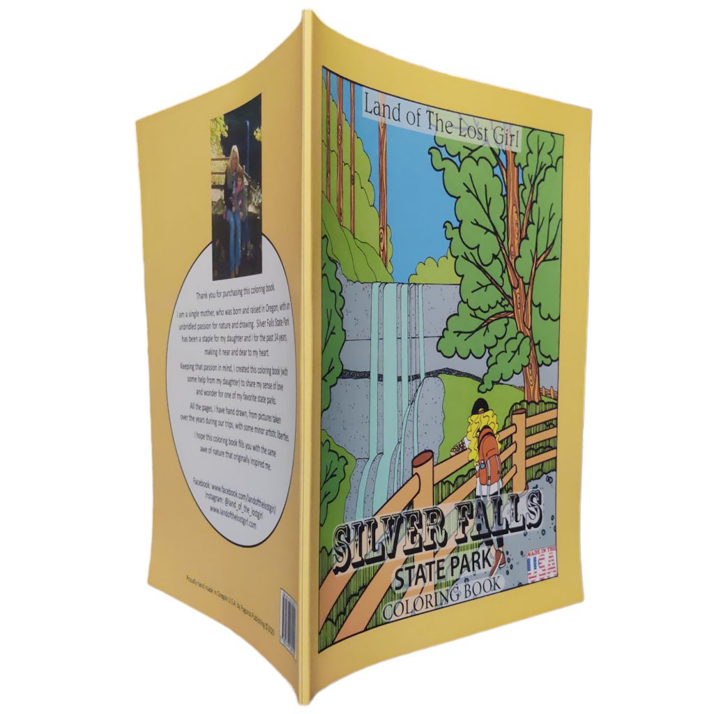 Silver Falls Coloring Book | Land of the Lost Girl