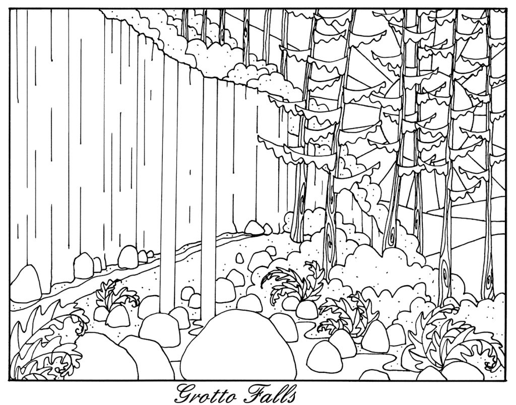 Southern Oregon Adventure Coloring Book | LandOfTheLostGirl