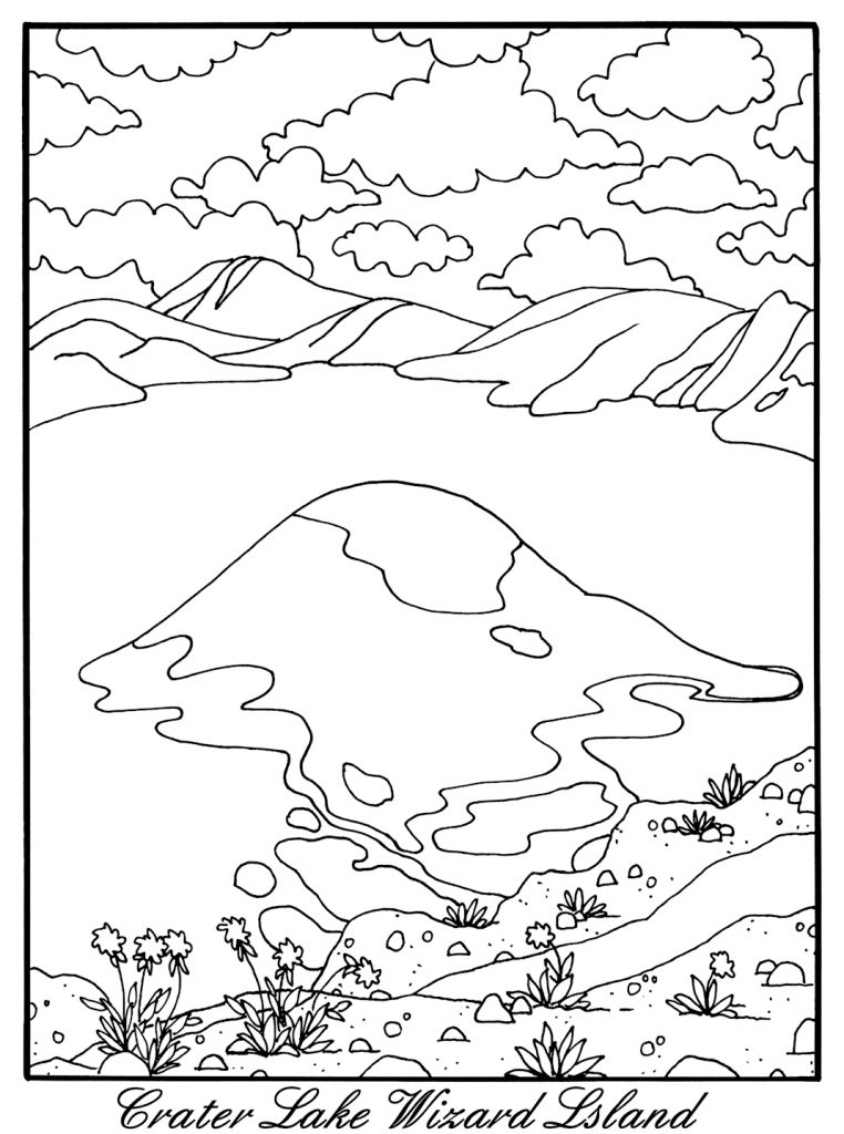 Southern Oregon Adventure Coloring Book | LandOfTheLostGirl