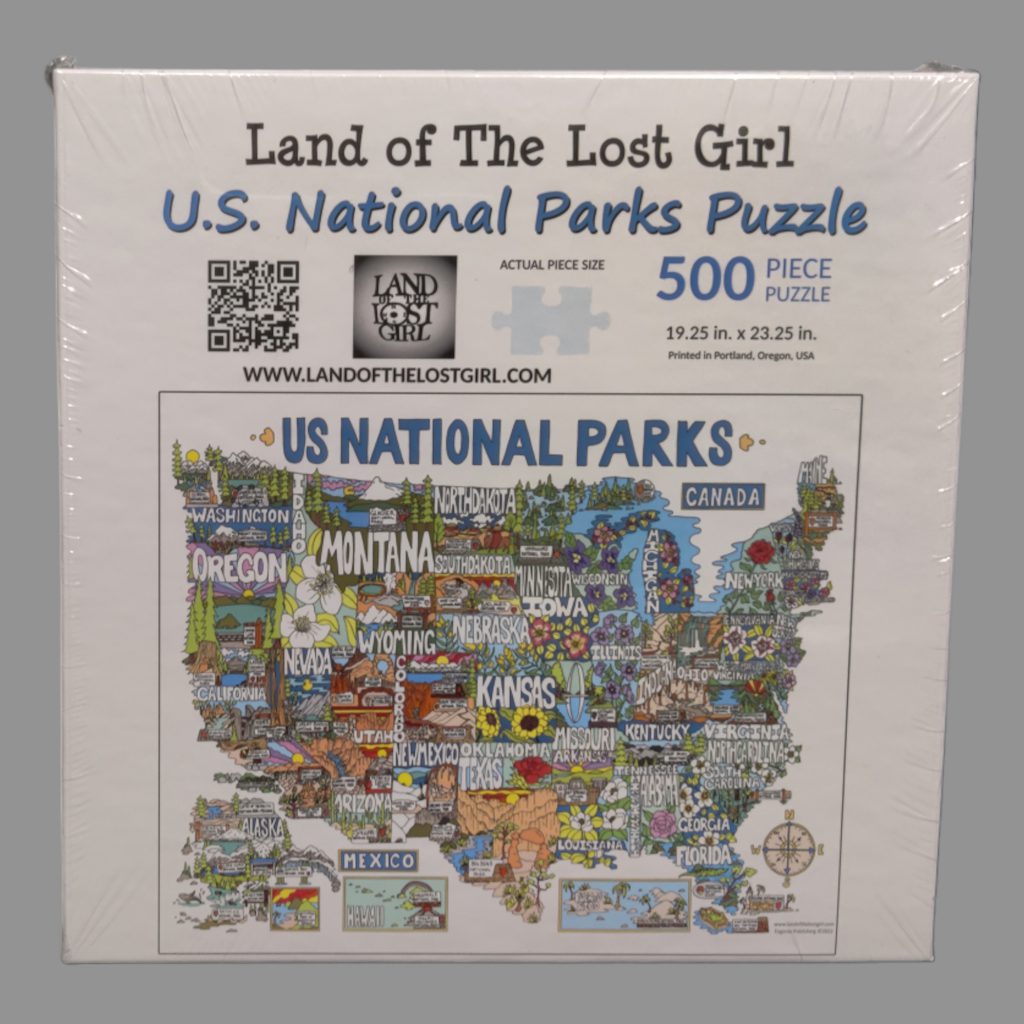 US National Parks Adventure Puzzle | Land of the Lost Girl