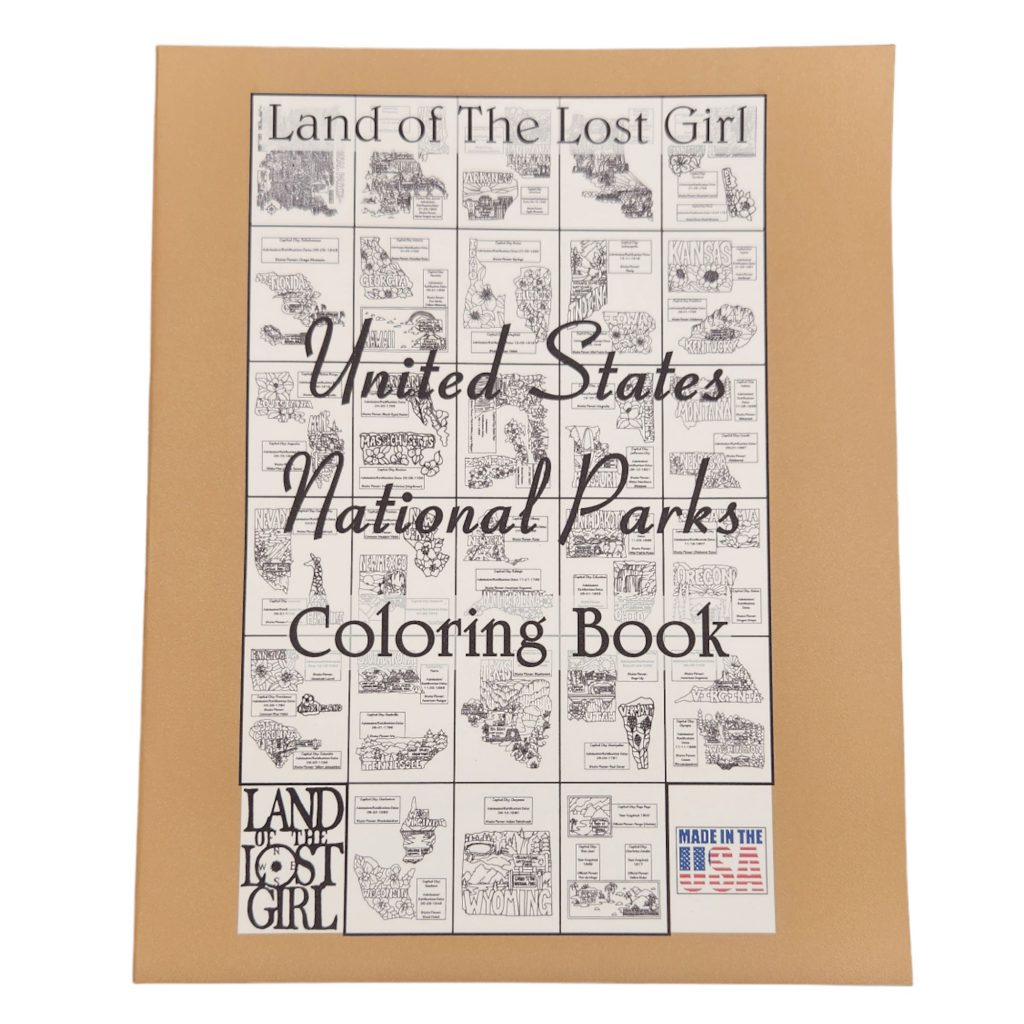 Washington Adventure Poster | Land of the Lost Girl